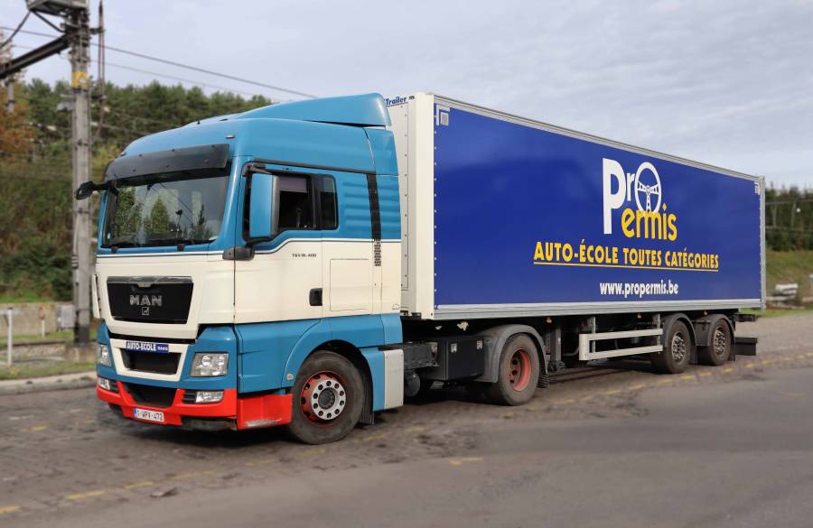 Propermis | PERMIS CAMION+REMORQUE C+E | Filière libre, permis ...